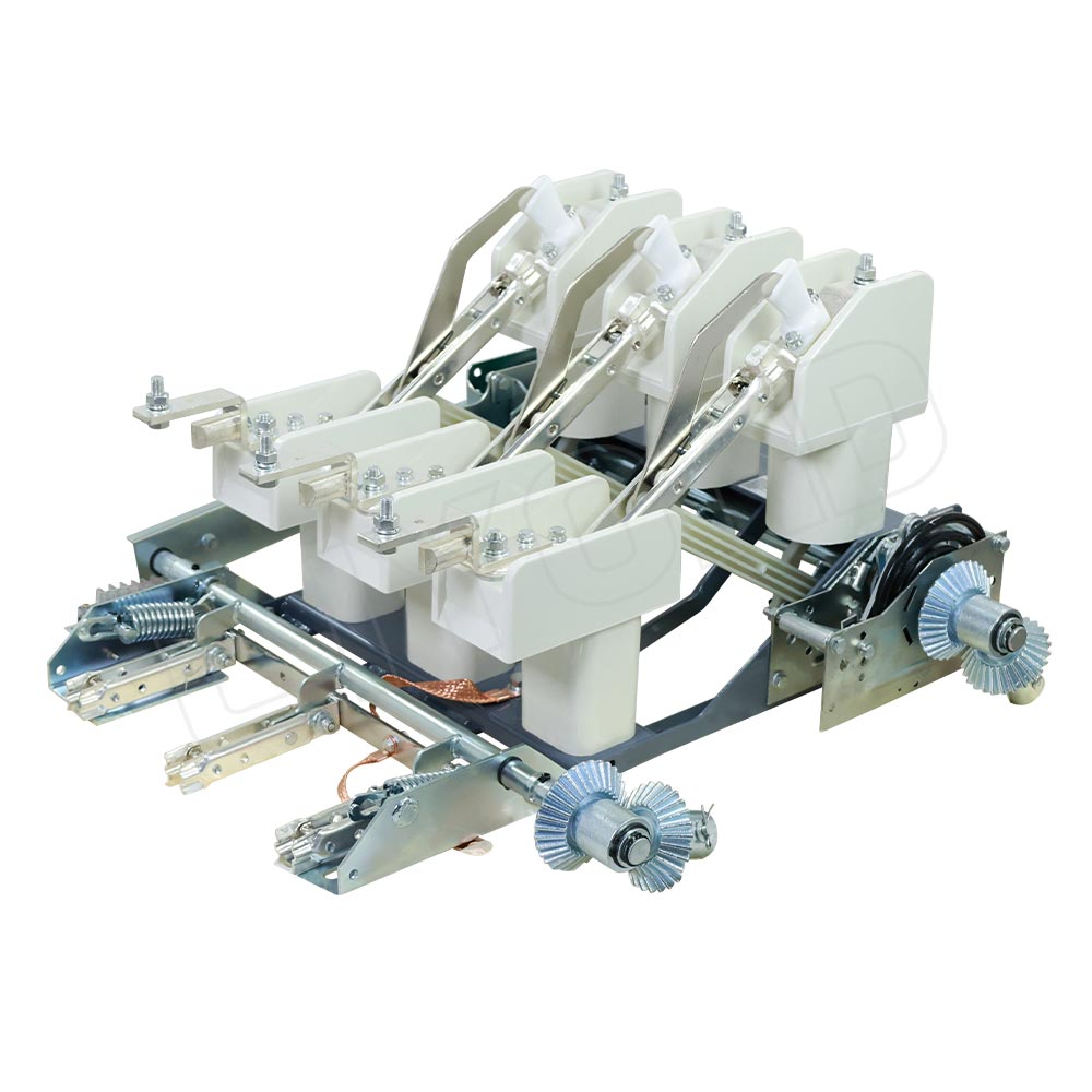FN18 12kV 3 Phase Gang Operated Air Load Break Switch With Earthing ...