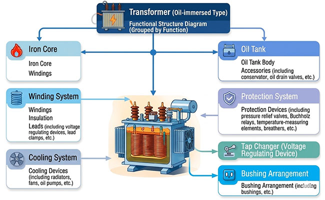 What Is a Power Transformer: Working Principle, Components, Types ...